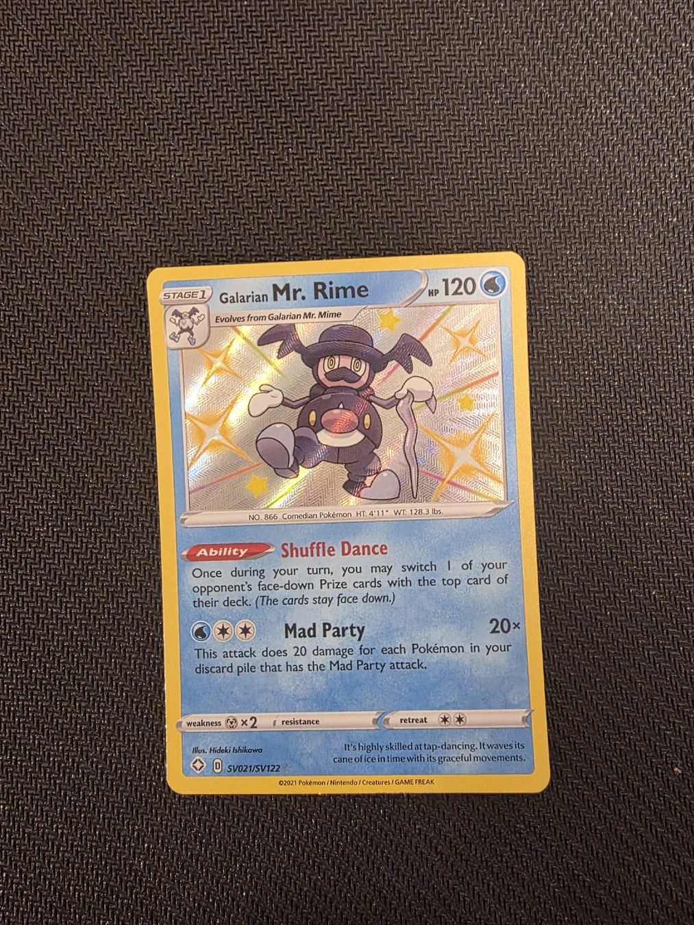 Pokémon TCG – SHF Galarian Mr. Rime SV021/SV122🇺🇸 (Neu (gemäss ...