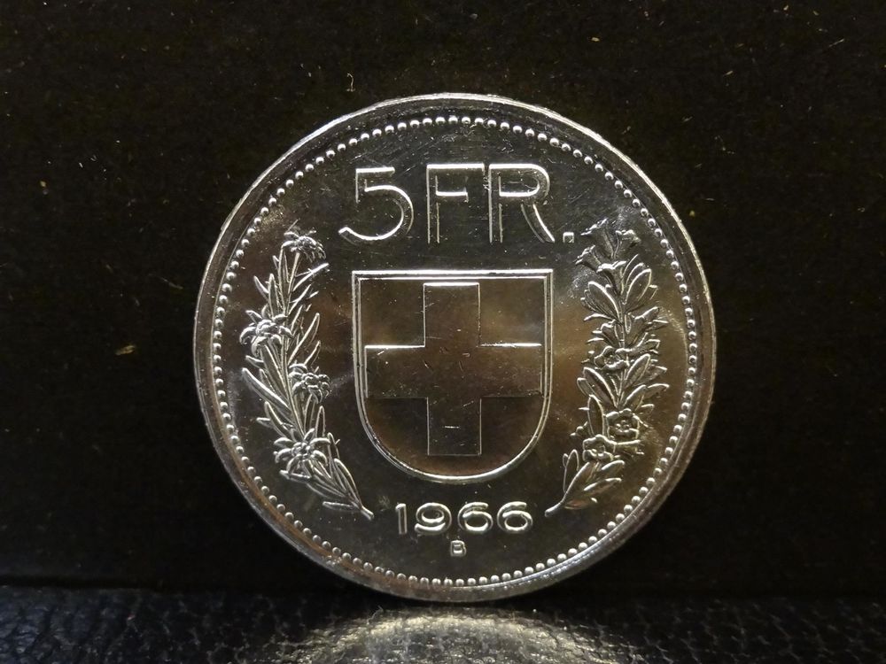 5 Franken Silber 1966 Fünfliber Münze (Gebraucht) in Kerzers für CHF 25 – mit Lieferung auf ...