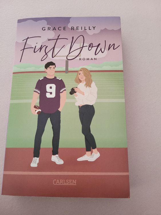 Roman "First Down" von Grace Reilly, wie neu (Neu (gemäss Beschreibung ...