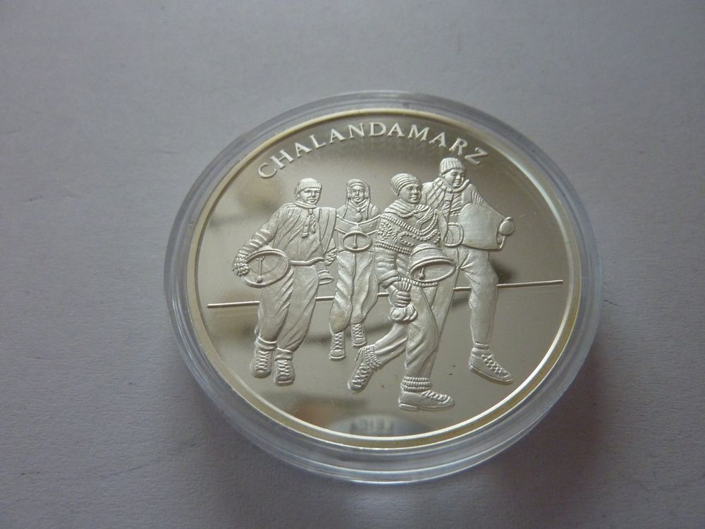Silbermedaille : Chalandamarz , Schweizer Volksbräuche (Neu und originalverpackt) in Birrwil für ...