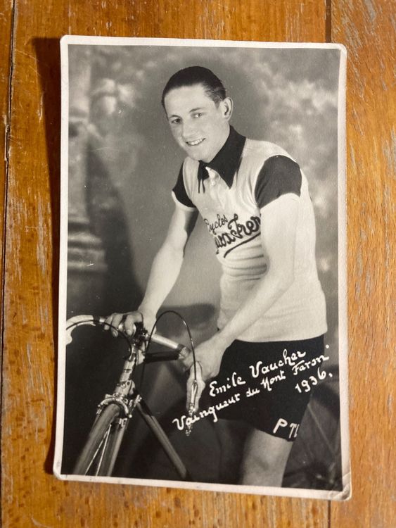 Emile Vaucher Photo cyclisme vélo Foto Radfahren 1936 (Gebraucht) in St ...