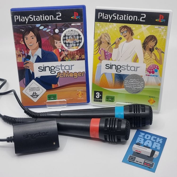 SingStar Bundle (5) für die PS2 (mit 1 Jahr Garntie) (Gebraucht) in ...