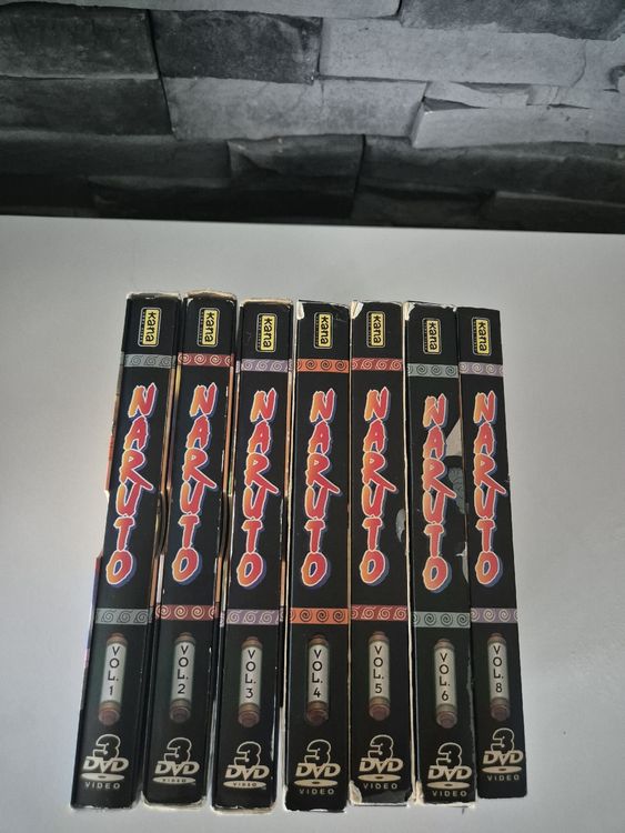 7 DVD Naruto Shippuden Vol.1-6 + vol.8 FR Occasion (Gebraucht) in Vernayaz für CHF 40 – mit ...