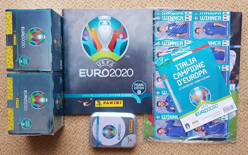 Panini Euro 2020 Pearl Edition Mega Bundle (Neu und originalverpackt ...