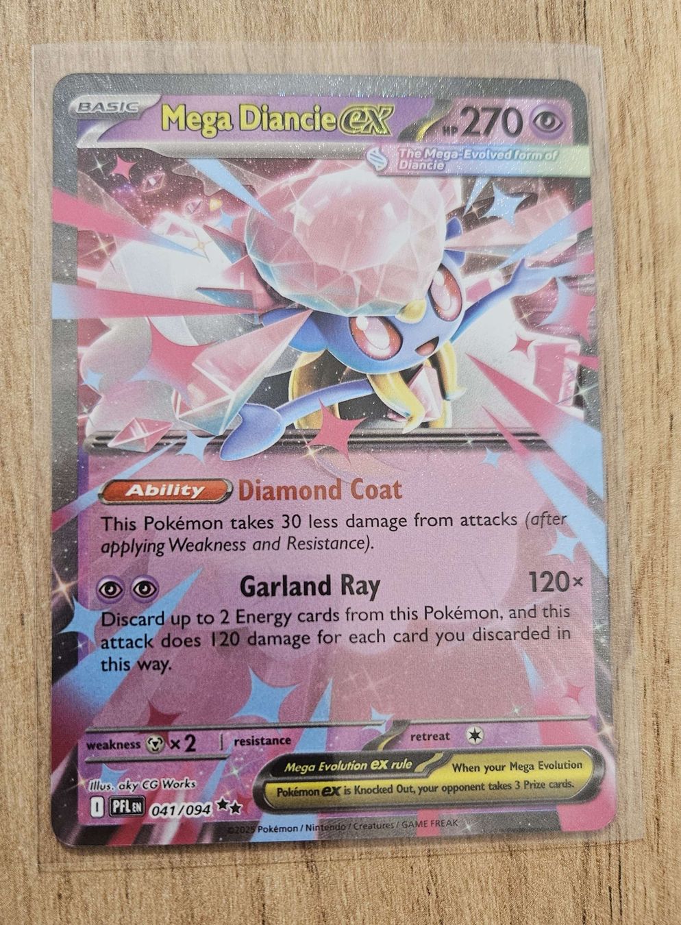 Pokemon Mega Diancie EX - PFL041 Phantasmal Flames (Neu (gemäss ...