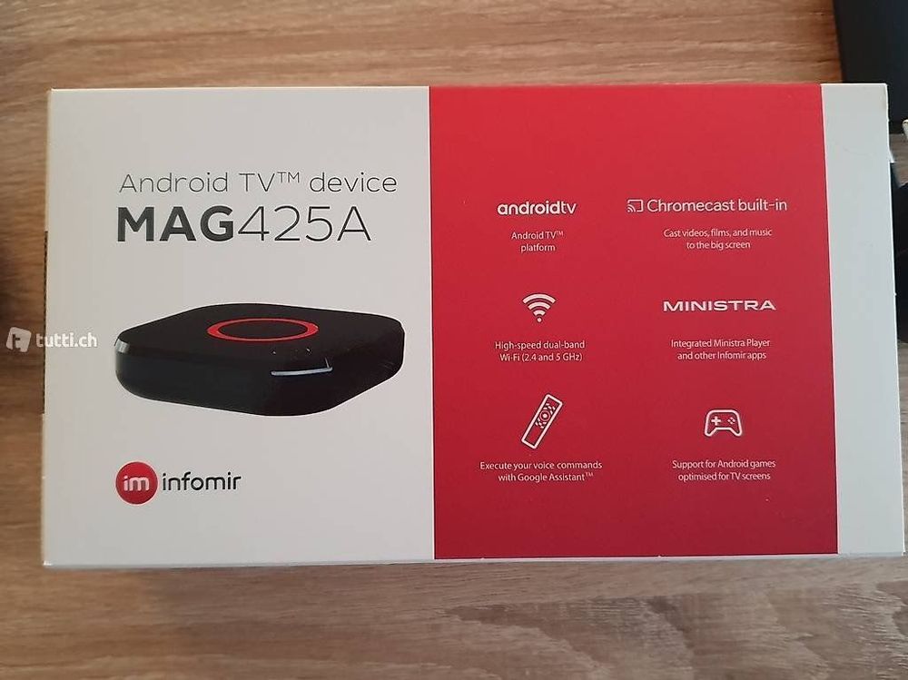 Infomir MAG 425A Android TV Device / Set-Top-Box (IP-TV) | Kaufen auf ...