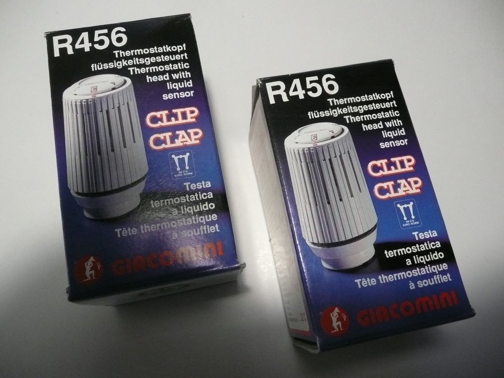 Giacomini R456 Thermostatkopf, Radiator Thermoventil, NEU | Kaufen auf ...