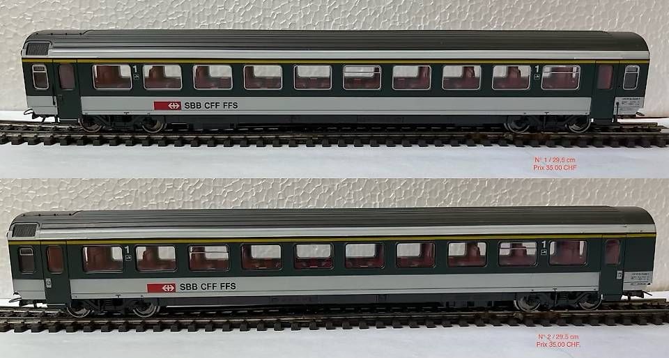 Roco 14 voitures voyageurs CFF EW IV (Gebraucht) in Vionnaz für CHF 430 ...