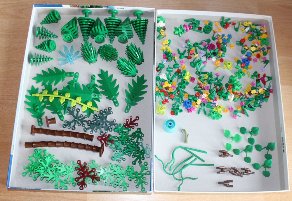 Lego Pflanzen Palme Tanne Busch Blume Blätter Blüten Stamm (Gebraucht ...