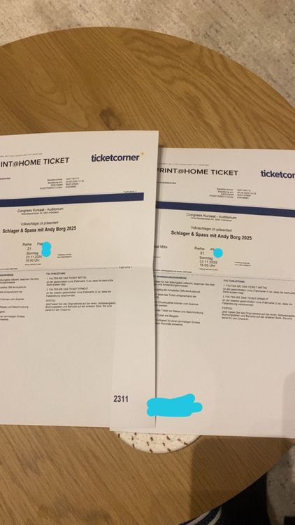 2 Tickets: Schlager & Spass mit Andy Borg, Interlaken (Neu und ...