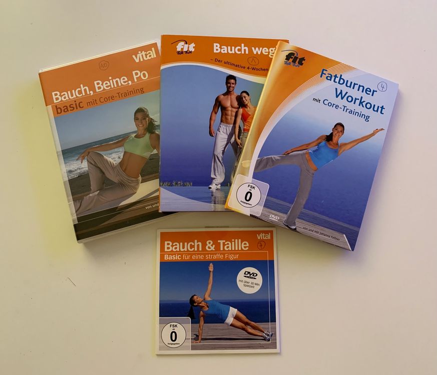 Fitness Set 4 DVD‘s (Gebraucht) in Zürich für CHF 15 – mit Lieferung ...