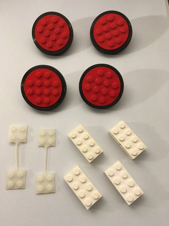 Lego Set 901 2x 2 grosse Räder m Acc o OVP ca 1969 gebraucht | Kaufen ...