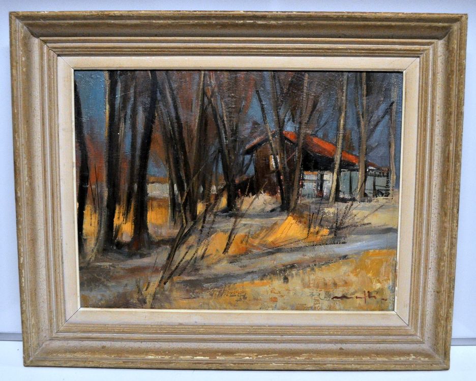 Tableau à l'huile (Octave matthey ? voir signature) (Gebraucht) in Neuchâtel für CHF 738 – nur ...