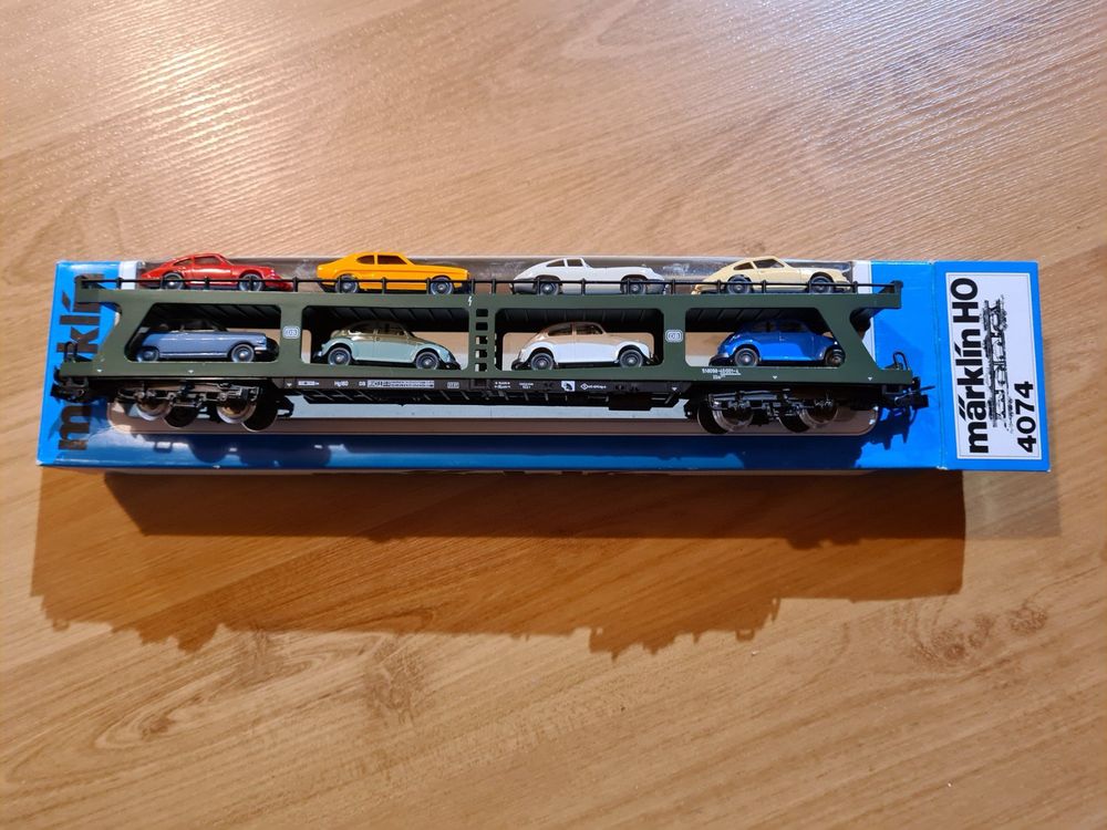 Märklin 4074 Autotransportwagen DB (Neuf (Voir description)) à Illhart ...