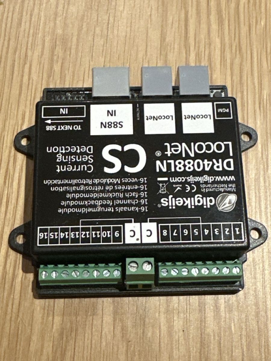 Mit dem Rückmeldemodul Digikeijs DR4088LN-CS über LocNet (Gebraucht) in ...