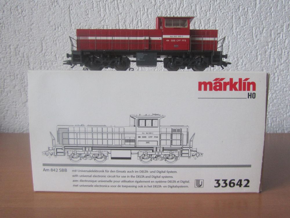 Märklin HO 33642 Am 842 Mak Diesel SBB-CFF Digital/Delta OVP (D ...