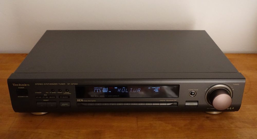 Stereo Synthesizer Tuner Technics ST-GT550 FM & AM (Gebraucht) in Dotzigen für CHF 41 – nur ...