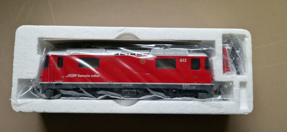Bemo 1258 162 - RhB Ge 4/4 II 612 "Thusis" neurot (Neu und ...