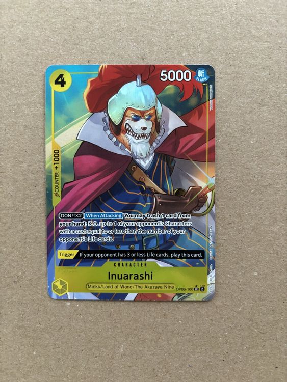 Inuarashi OP06 100 V3 PRB01 One Piece Karte (Gebraucht) in Wädenswil ...