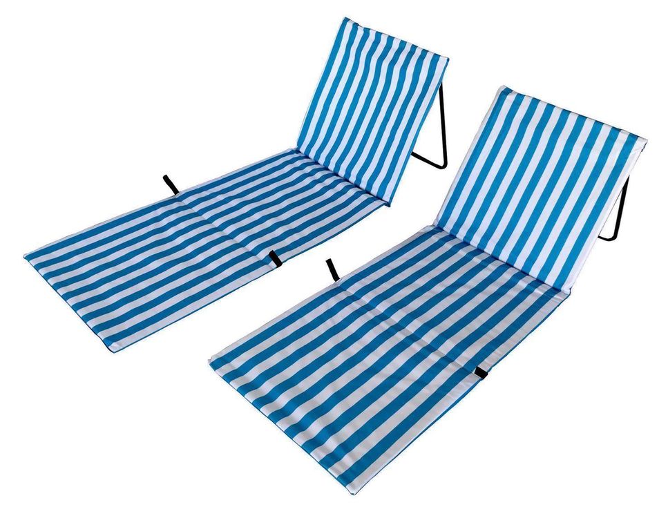 Strandmatte blau/weiss Doppelpack | Kaufen auf Ricardo