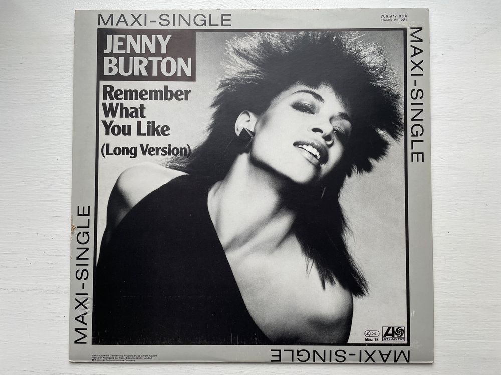 Jenny Burton - Remember What You Like - 12" Disco Maxi, 1984 | Kaufen auf Ricardo