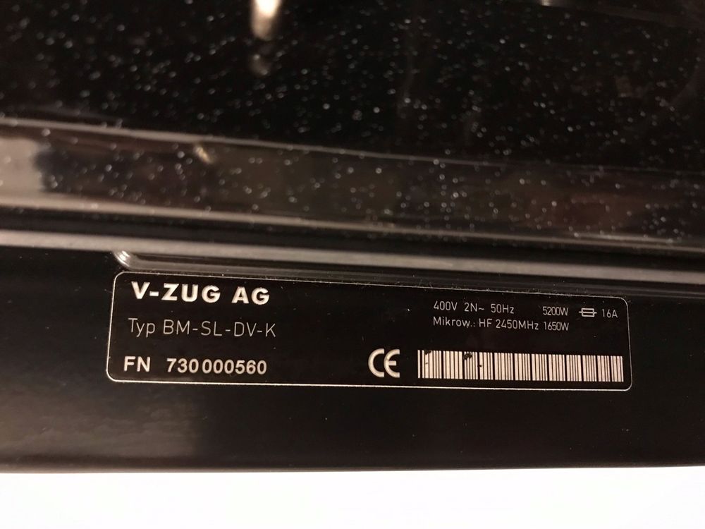 Backofen V-ZUG Microbraun SL | Kaufen auf Ricardo