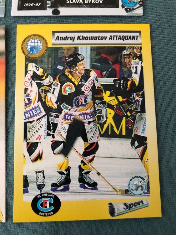 Bykov Khomutov Fribourg Gotteron Hockey Card (Gebraucht) in ...