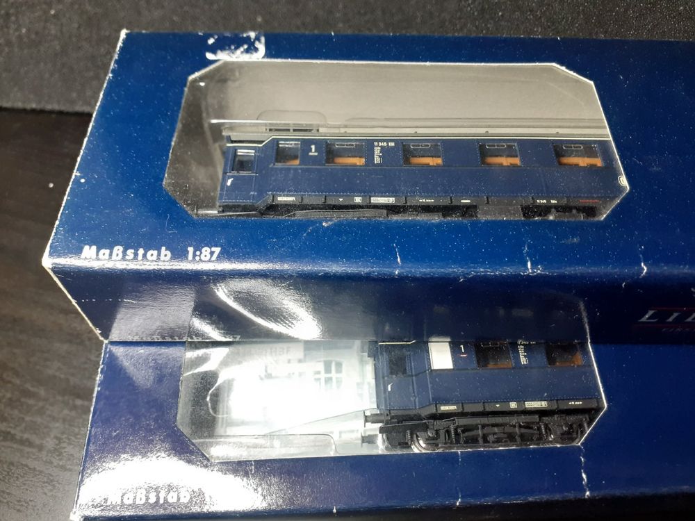 Roco 43659 DB E18 H0 DC Analog mit 2 Liliput Schnellzugwagen | Kaufen ...