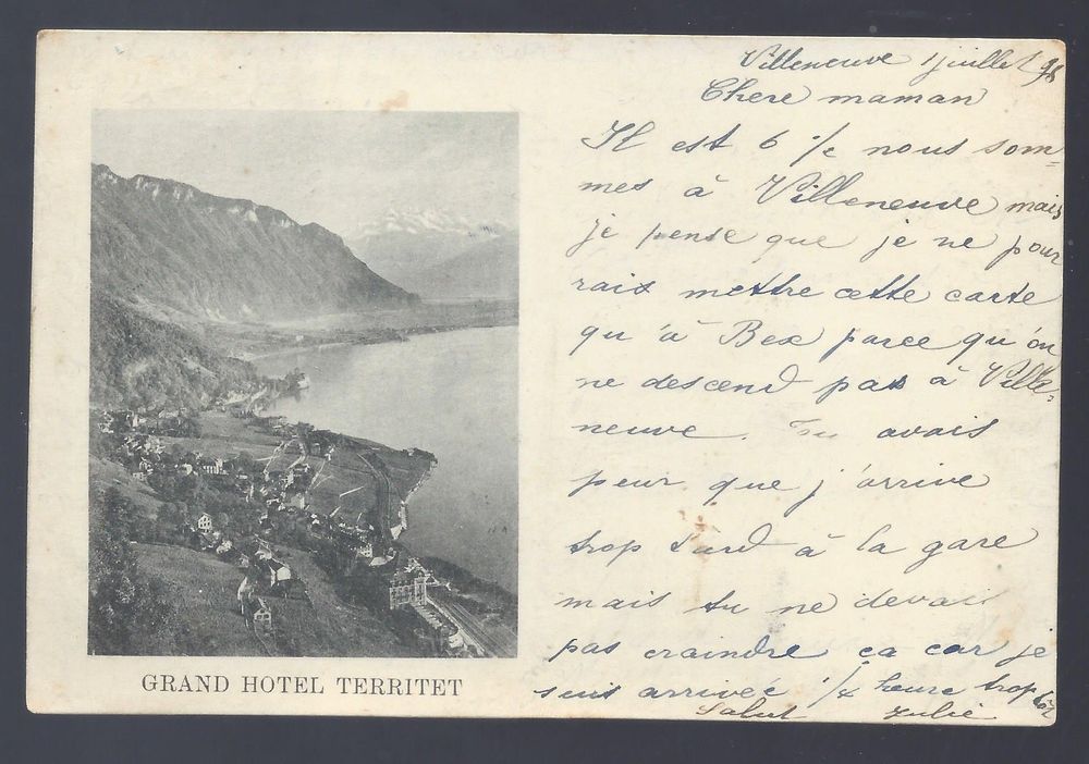 Grand Hotel Territet (VD) , 1898 | Kaufen auf Ricardo