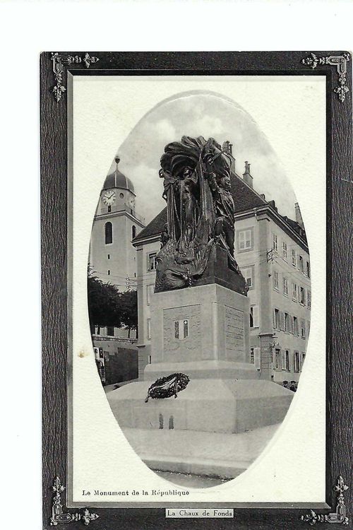 La Chaux-de-Fonds 1911 Denkmal Republik Monument république (Gebraucht) in Thun für CHF 3.8 ...