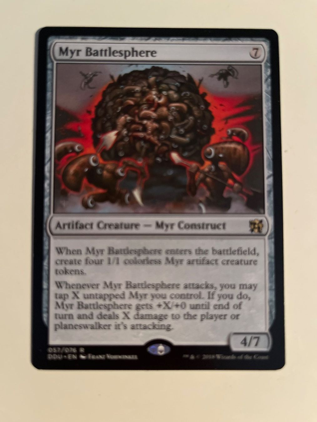 1 x Myr Battlesphere - Magic: The Gathering - MtG (Gebraucht) in Kriens ...