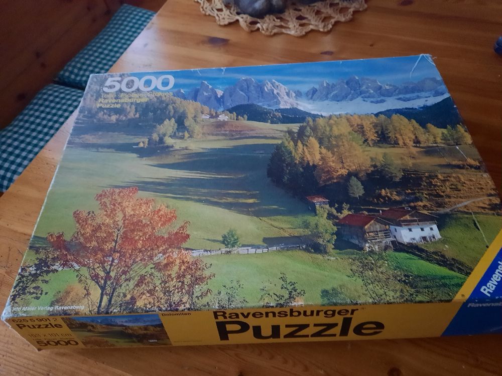 Puzzle 5000 Teile (Gebraucht) in Oberthal für CHF 5 – mit Lieferung auf Ricardo kaufen