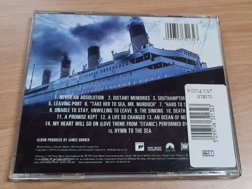 Titanic - CD (Gebraucht) in Niederbipp für CHF 1 – mit Lieferung auf Ricardo kaufen