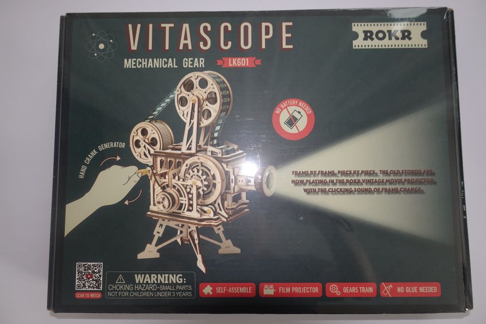 VITASCOPE Mechanischer Filmprojektor Bausatz Holz | Kaufen auf Ricardo