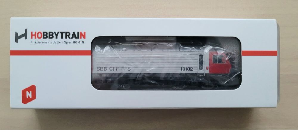 Hobbytrain H28404 SBB CFF FFS Re 4/4 IV 10102 analog Spur N (Neu und originalverpackt) in ...