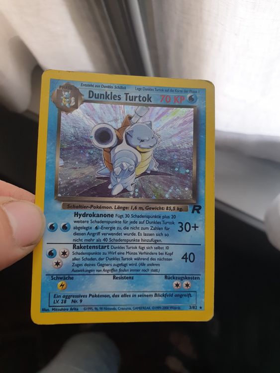 Dark blastoise/Dunkles turtok Holo vintage pokemon card (Gebraucht) in ...