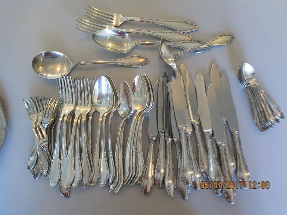 WMF 90er Silber 61 teilig Modell Mozart (Gebraucht) in Oberdorf BL für ...