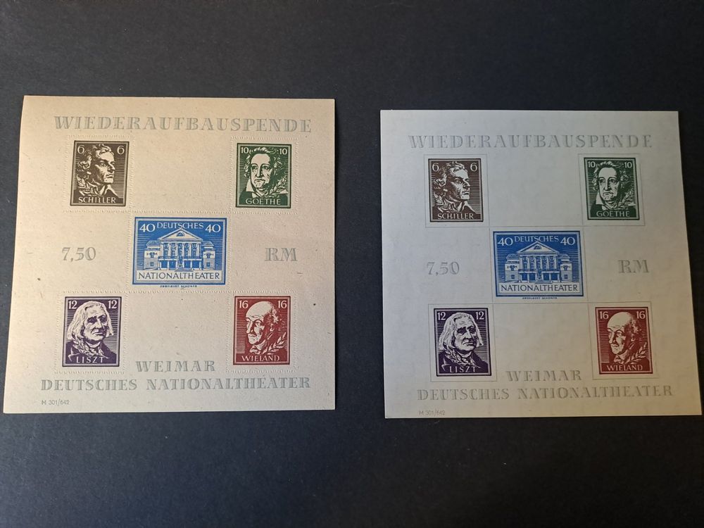 Sowjetische Zone Block 3A und 3B** tadellos, Kat: 90.- (Neu und ...