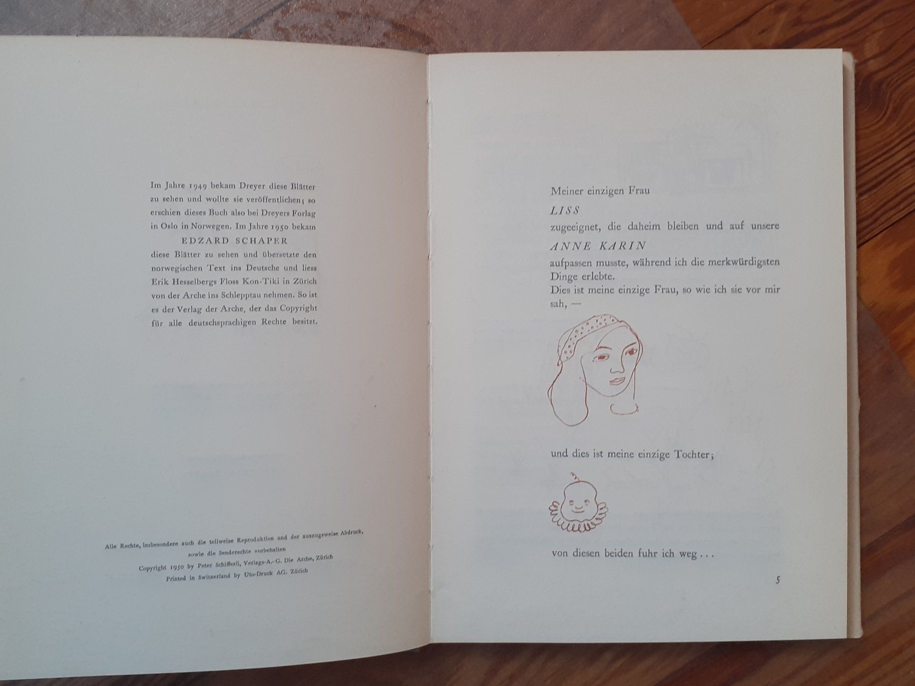 Kon-tiki und ich Erik Hesselberg, illustr. EA 1950 Kontiki (Gebraucht ...