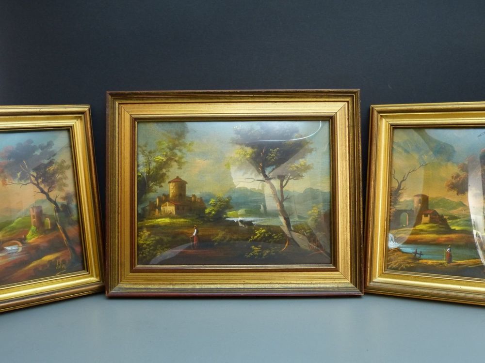 Hochwertige Ölbilder von Dilla / 3 Bilder als Triptychon (Gebraucht) in Rheineck für CHF 60 ...