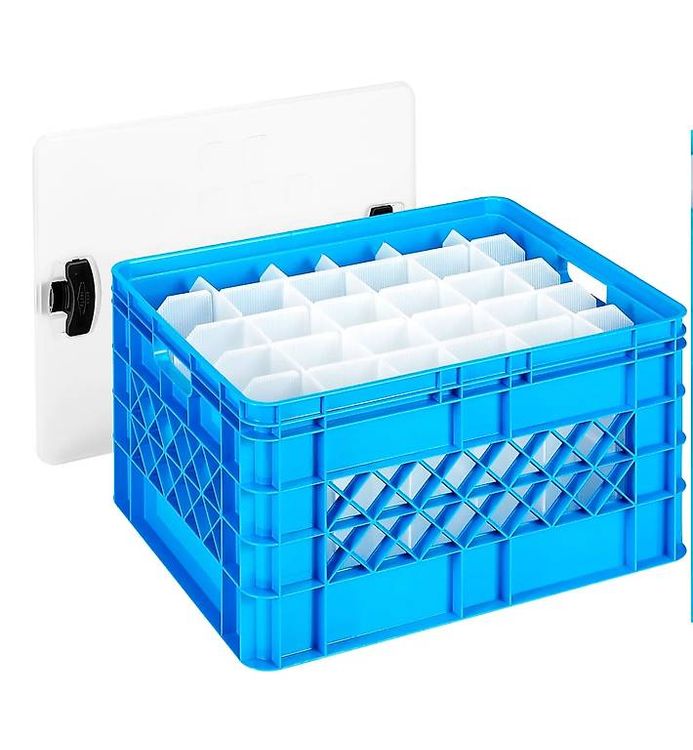 neue Gläserkiste, inkl Deckel+ Einsatz,52l, für 30Gläser (Neu und ...