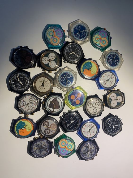Rare Swatch chrono cases vintage | Kaufen auf Ricardo