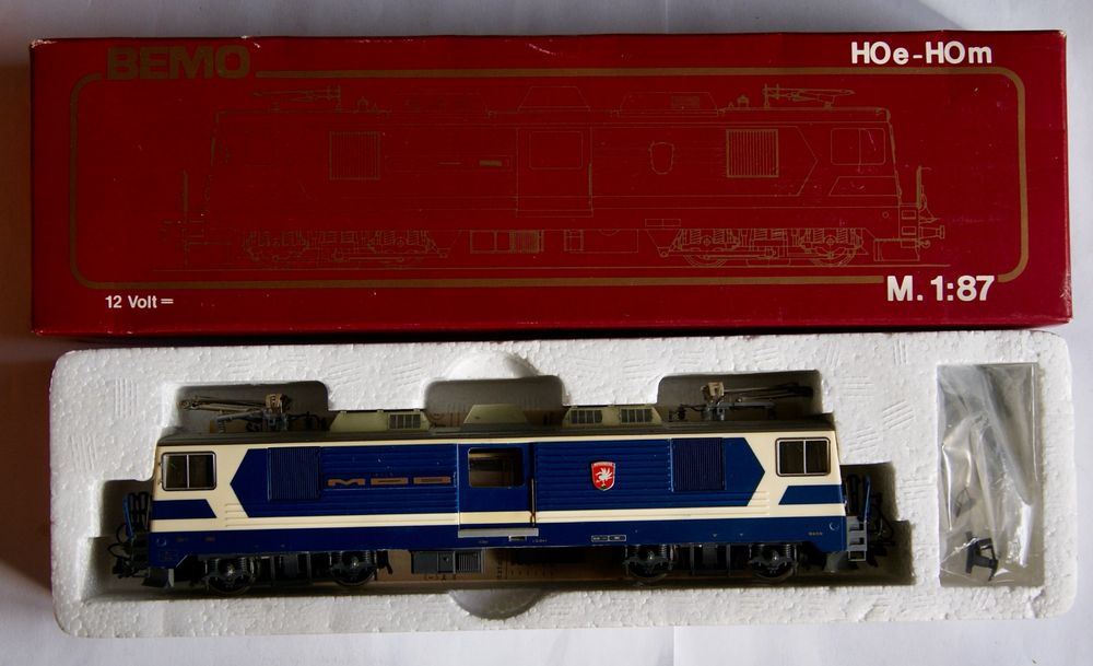 Bemo H0m 1280 302 MOB Gde 4/4 6002 "Rossinière" DC analog (Gebraucht ...