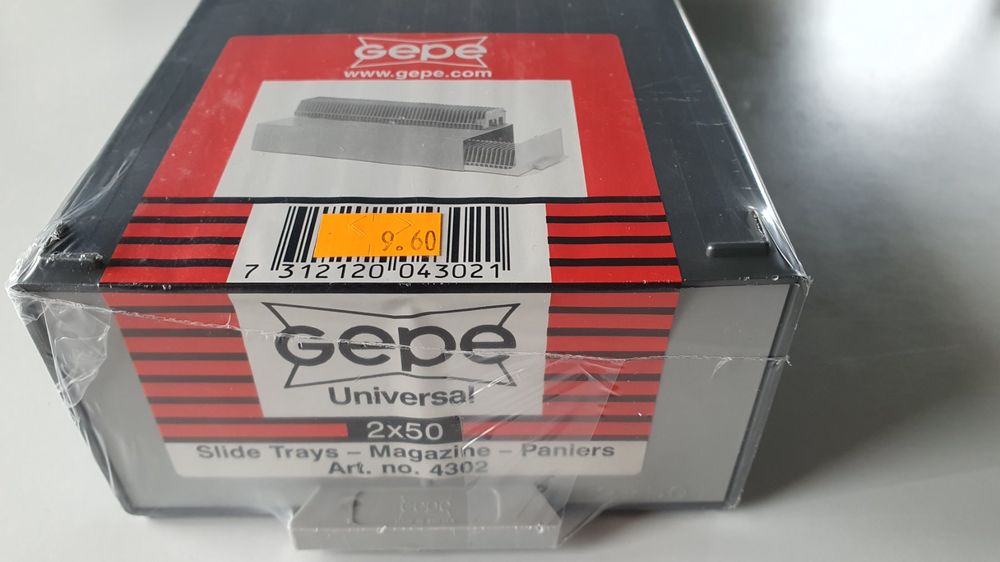 Paniers à diapositives GEPE 4302 / Slide tray (Neu und originalverpackt ...