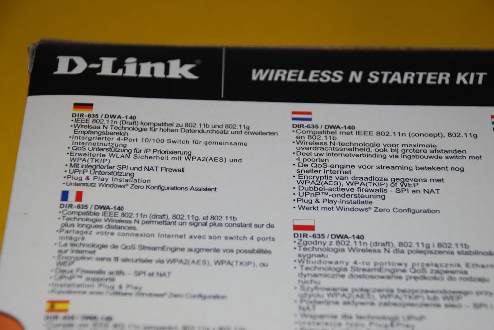 D-Link DKT-410 Wireless N Router + USB Mini Adapter (Gebraucht) in ...