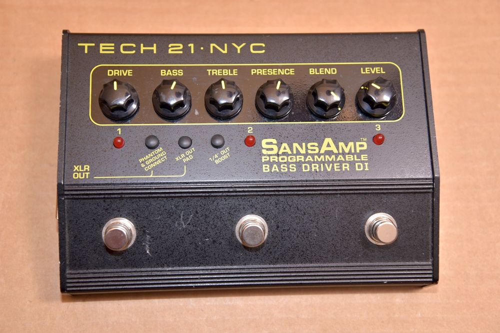 Tech 21 SansAmp Programmable Bass Driver DI Bass-Preamp (Gebraucht) in ...