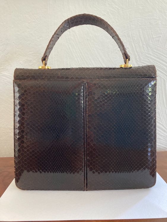 VINTAGE LACK - LEDERTASCHE Damentasche Tasche | Kaufen auf Ricardo