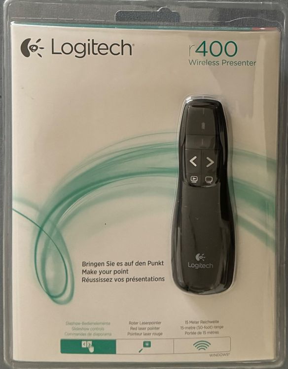 LOGITECH R400 LASER PRESENTATION REMOTE - Unopened | Kaufen auf Ricardo