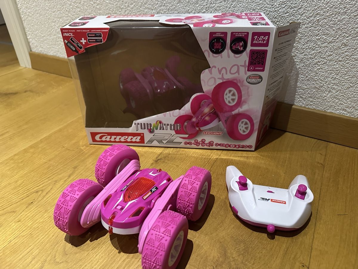Carrera RC Ferngesteuertes Auto Mini Turnator mit Licht pink (Gebraucht ...