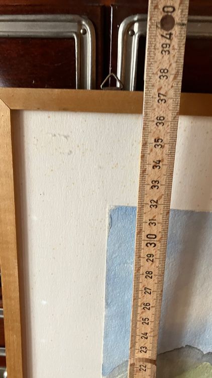 Aquarelle Cervin Aquarell Matterhorn signé CORBAZ signiert (Gebraucht) in St-Cierges für CHF 64 ...